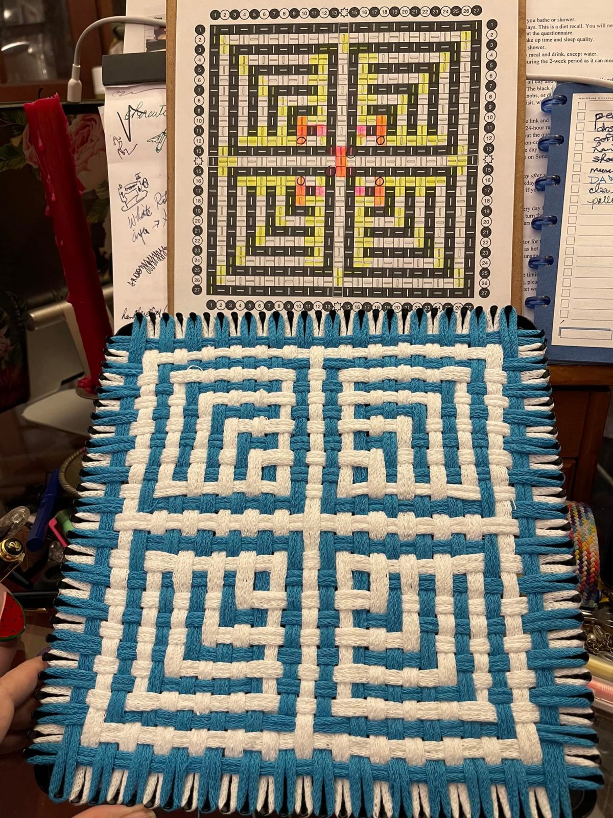 Radiating Boxes – Piglet's Potholder Patterns