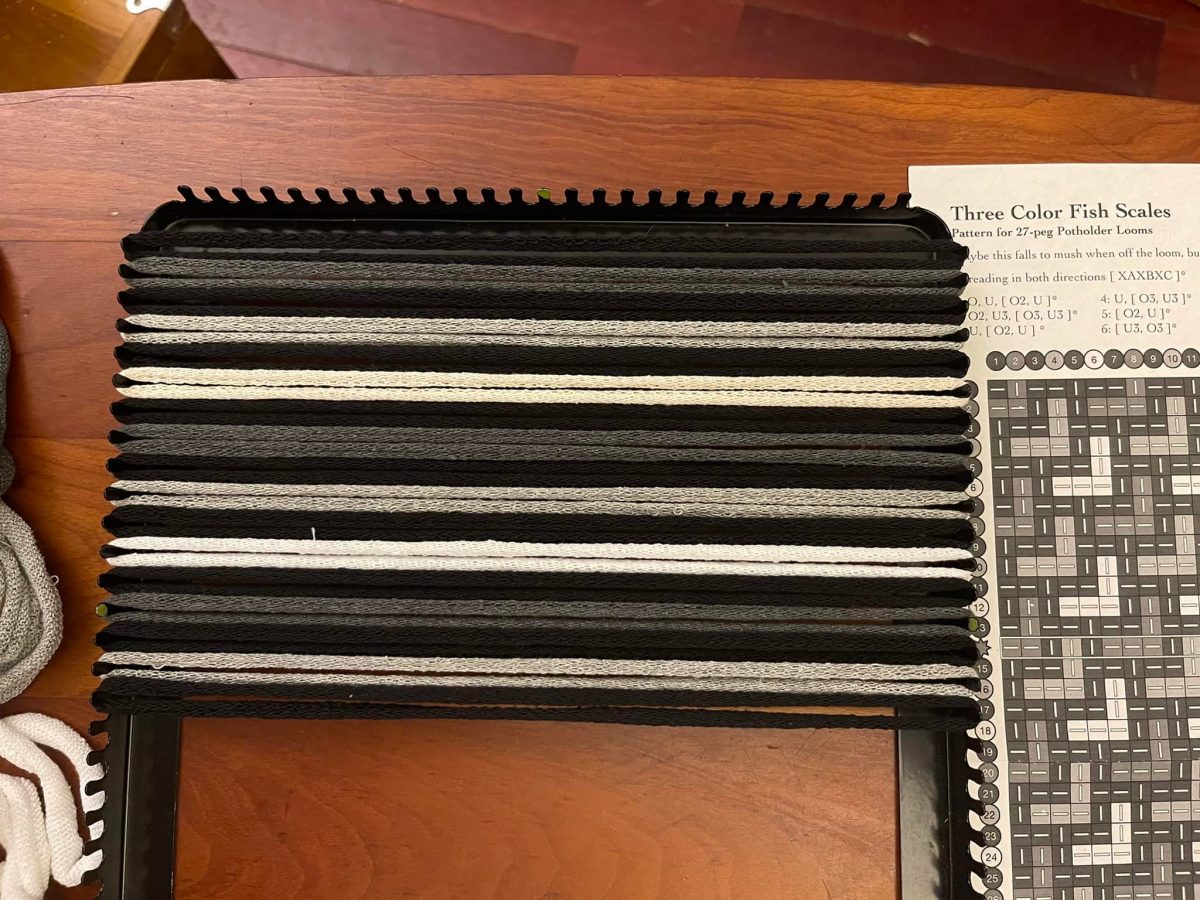 Three-Color Fish Scales – Piglet's Potholder Patterns