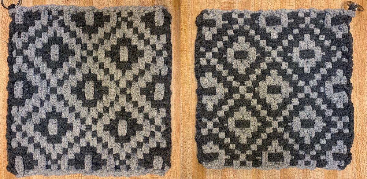 Adapting A Pattern: Diamonds Case Study – Piglet's Potholder Patterns