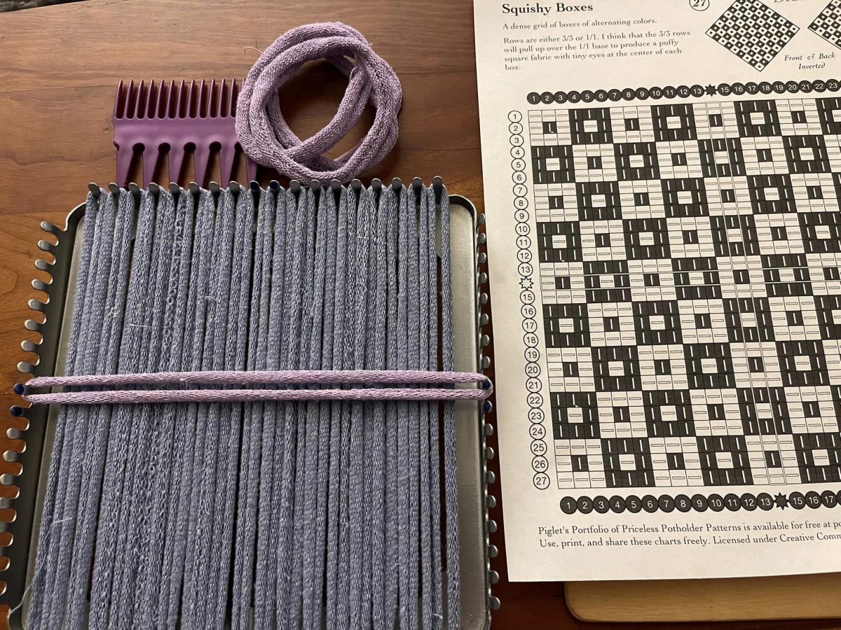 Padded Basketweave – Piglet's Potholder Patterns