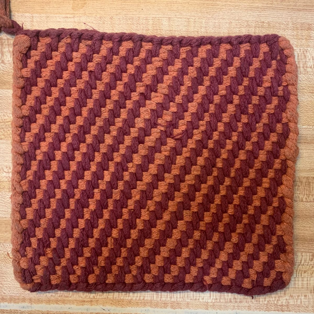 Split-Loop Twill – Piglet's Potholder Patterns