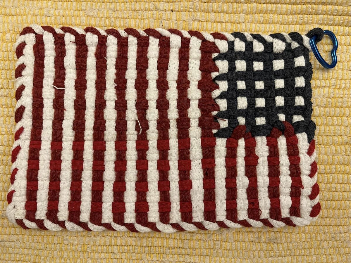 Clasp Weave: American Flag – Piglet's Potholder Patterns