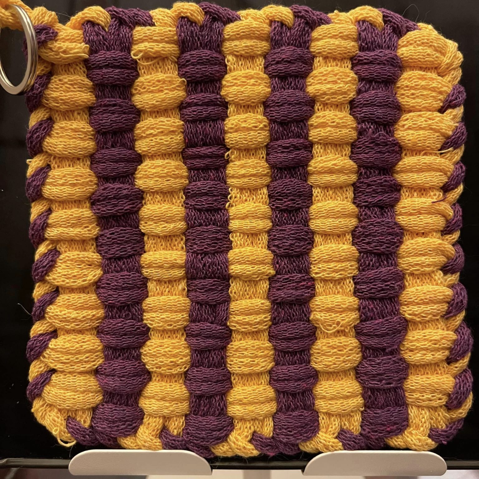 Fun with Half Basketweave – Piglet's Potholder Patterns